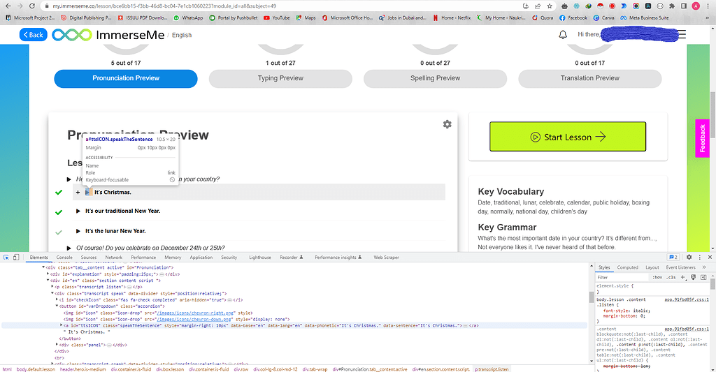 Cant scrap from the audio button present on site. please help - How to ...
