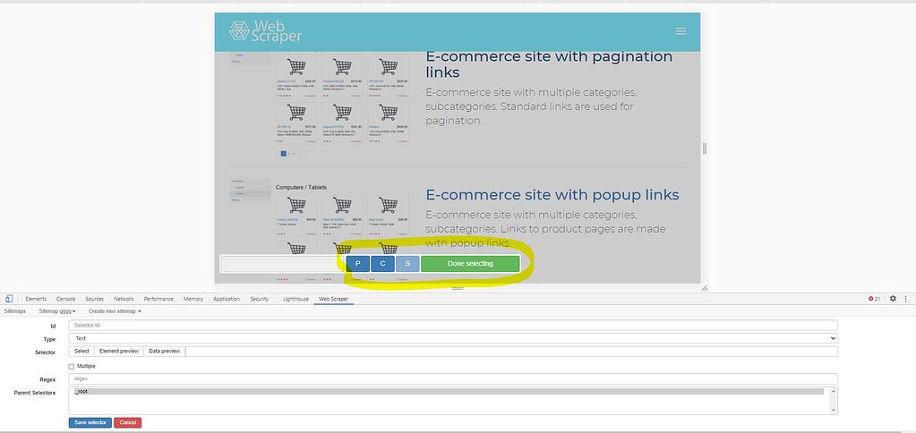 Web scraper down or my problem? - How to? - Web Scraper